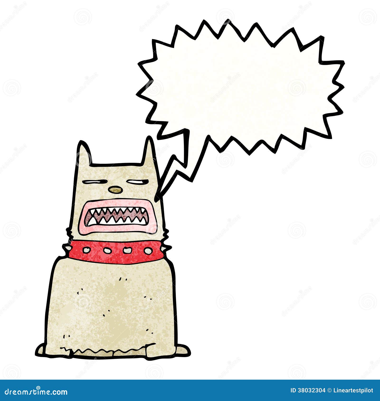 Barking dog cartoon stock vector. Illustration of silly - 38032304