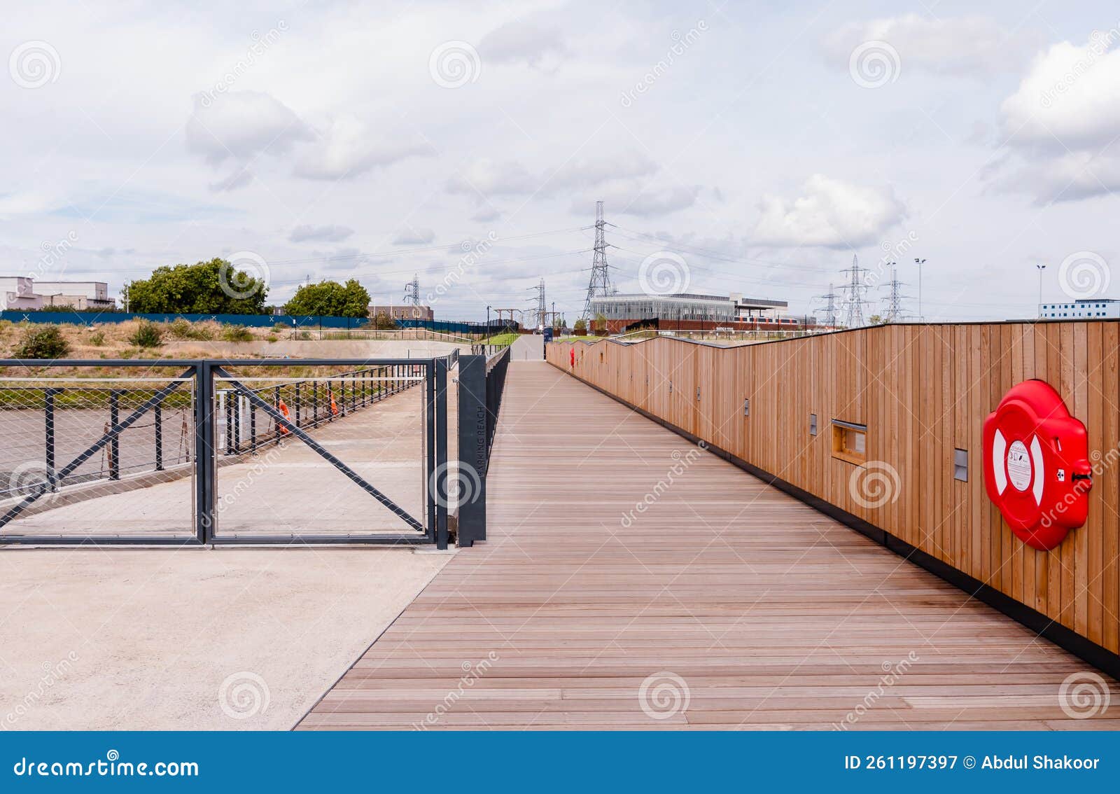 Entrance Barking Riverside Pier is a Thames Clippers Commuter Service ...