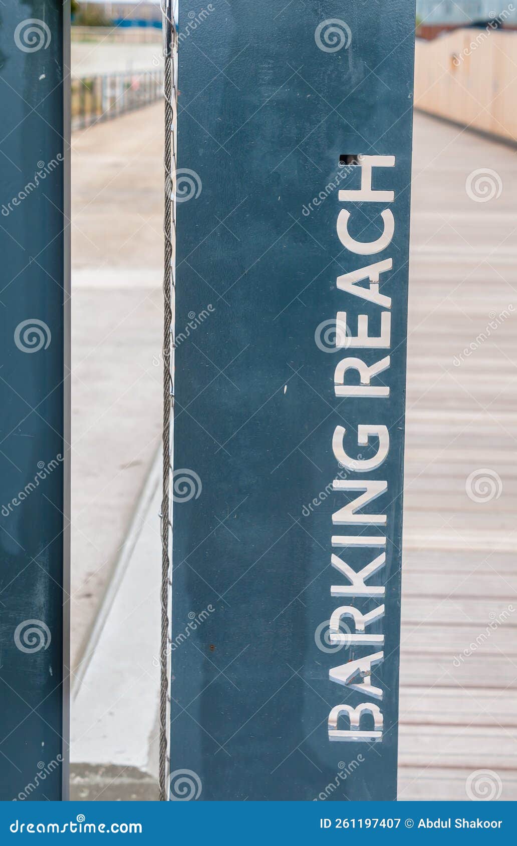 Barking Reach Reach Sign in Barking Stock Image - Image of multiple ...
