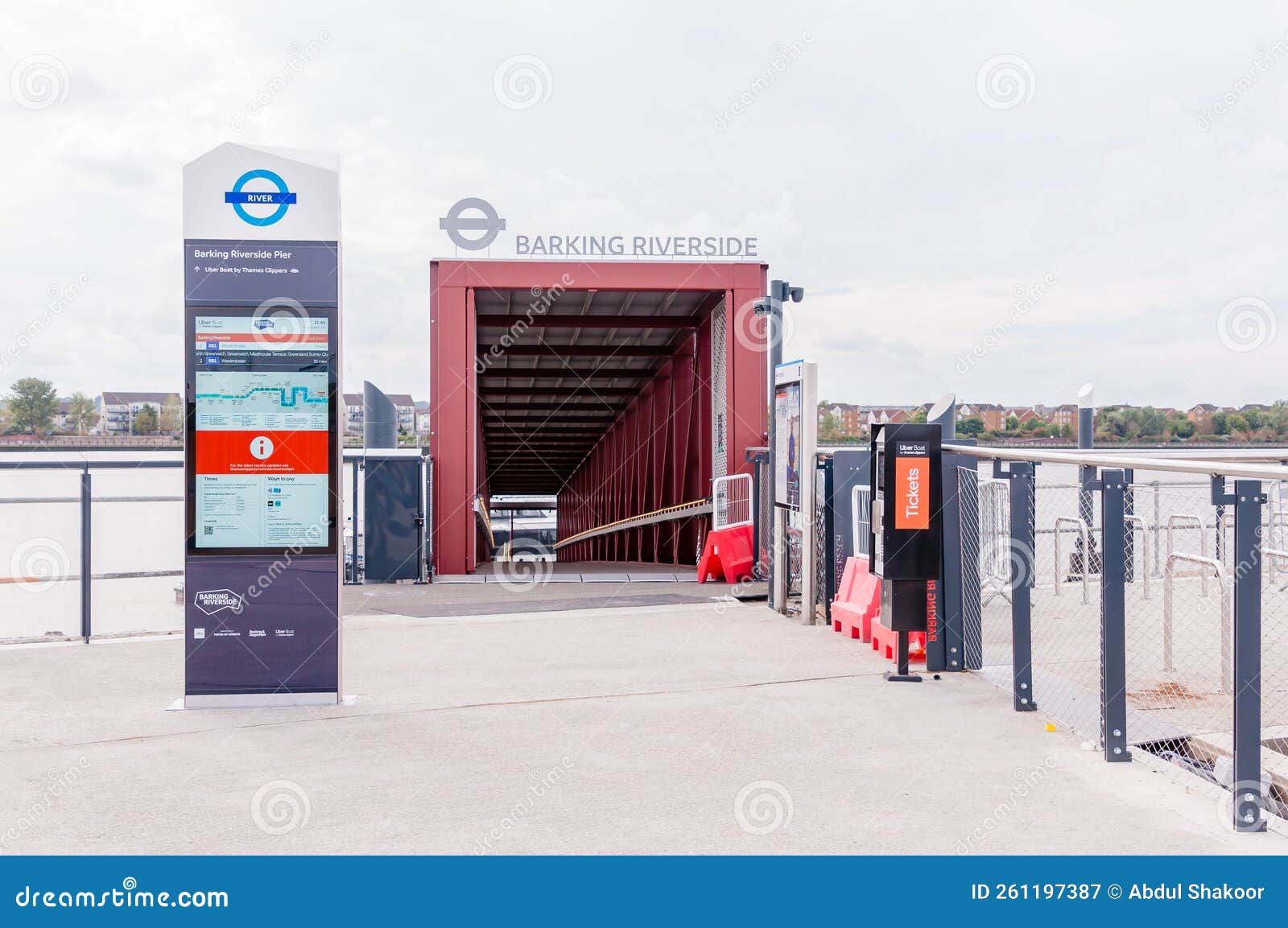 Barking Riverside Pier in Barking Editorial Photography - Image of ...