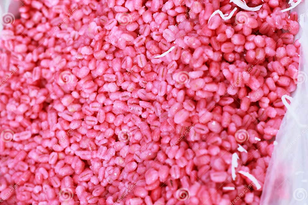 Barley Cooked Pink in Nature. Stock Image - Image of nutrition, healthy ...