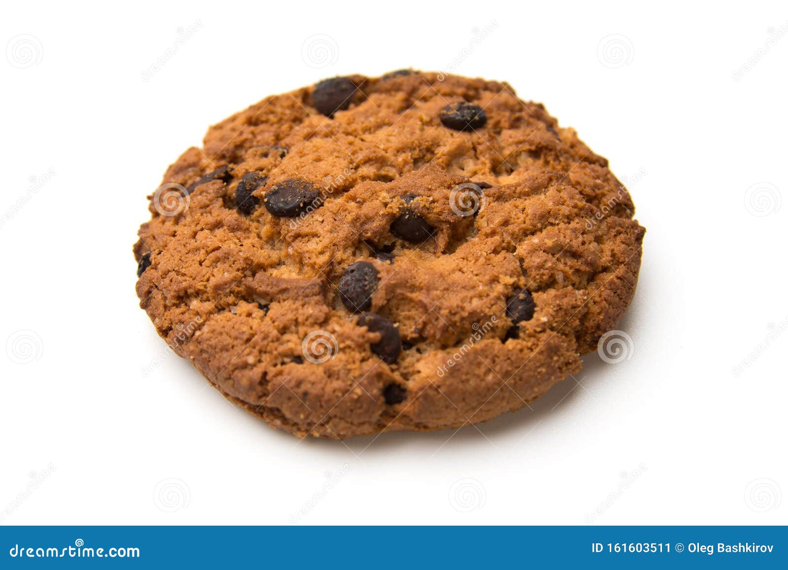 Barley Cookies Isolated on a White Background Stock Image - Image of ...