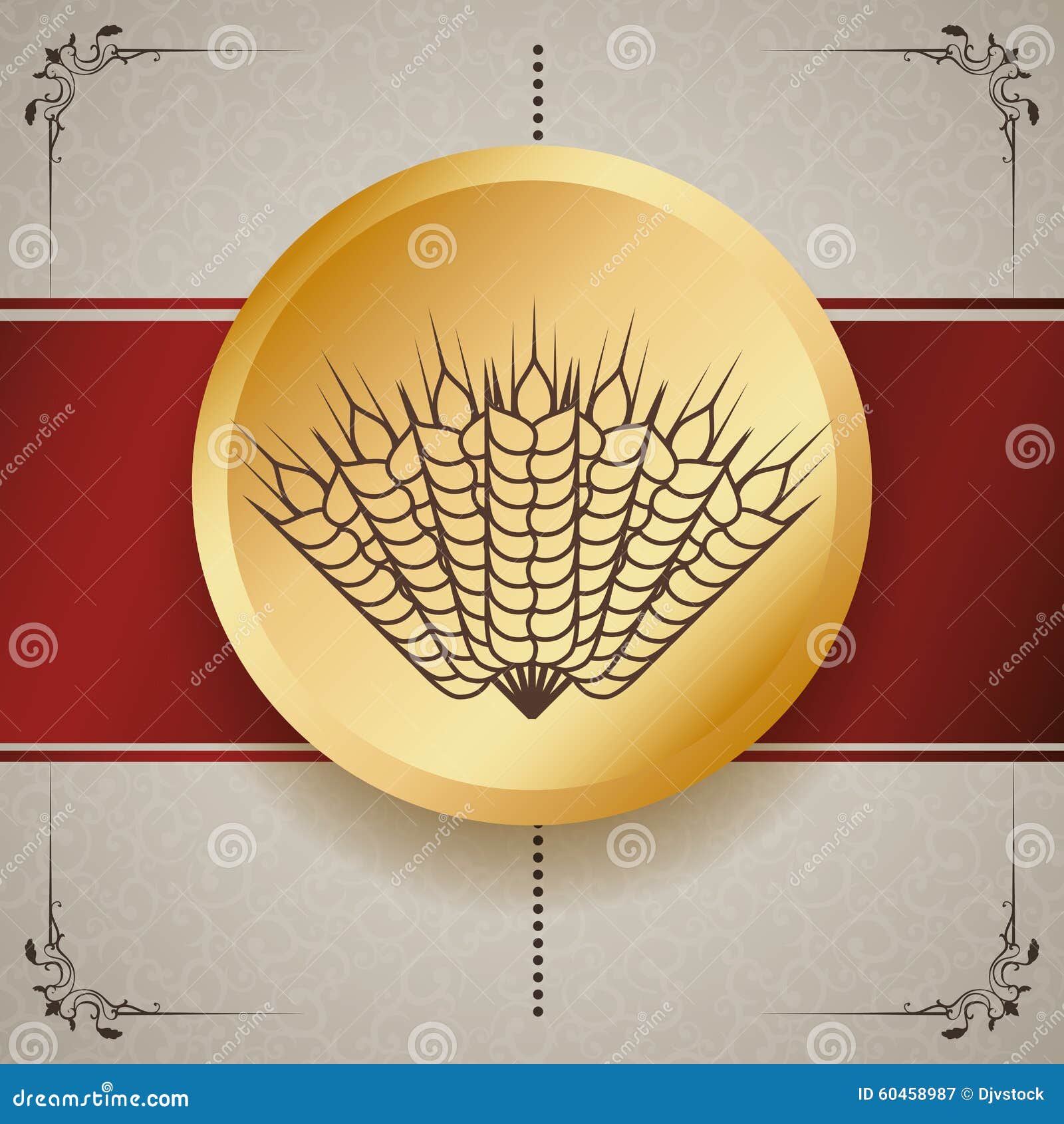 Barley design stock vector. Illustration of design, icon - 60458987