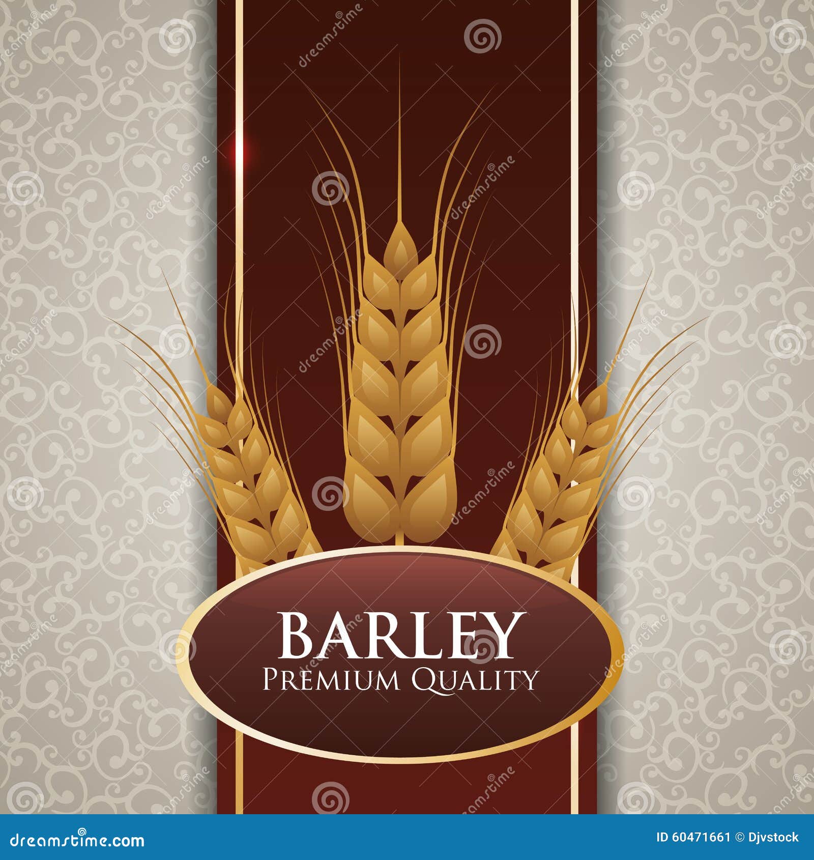 Barley design stock vector. Illustration of nutritious - 60471661
