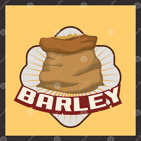 Barley design stock vector. Illustration of nature, barley - 60471832