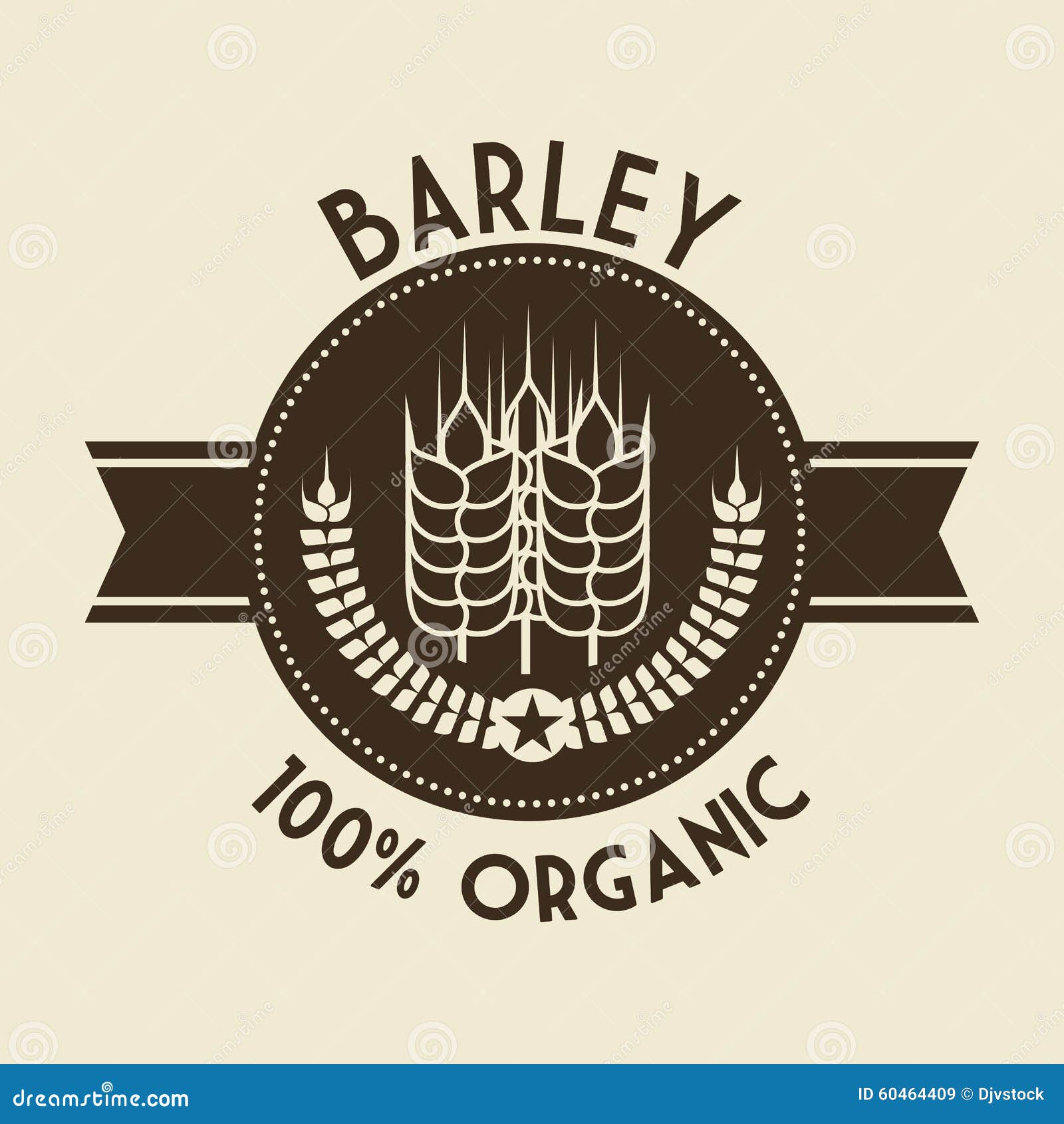 Barley design stock vector. Illustration of organic, healthy - 60464409