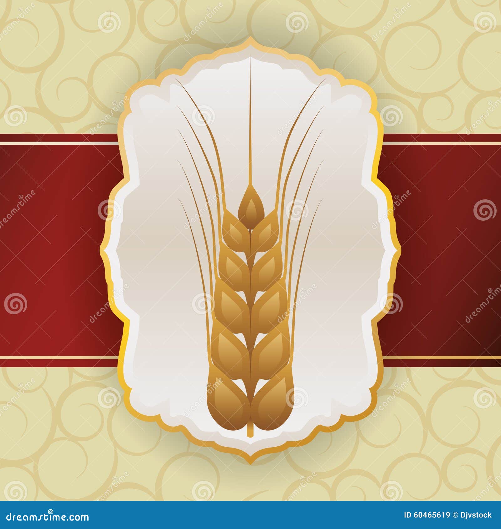 Barley design stock vector. Illustration of bread, harvest - 60465619