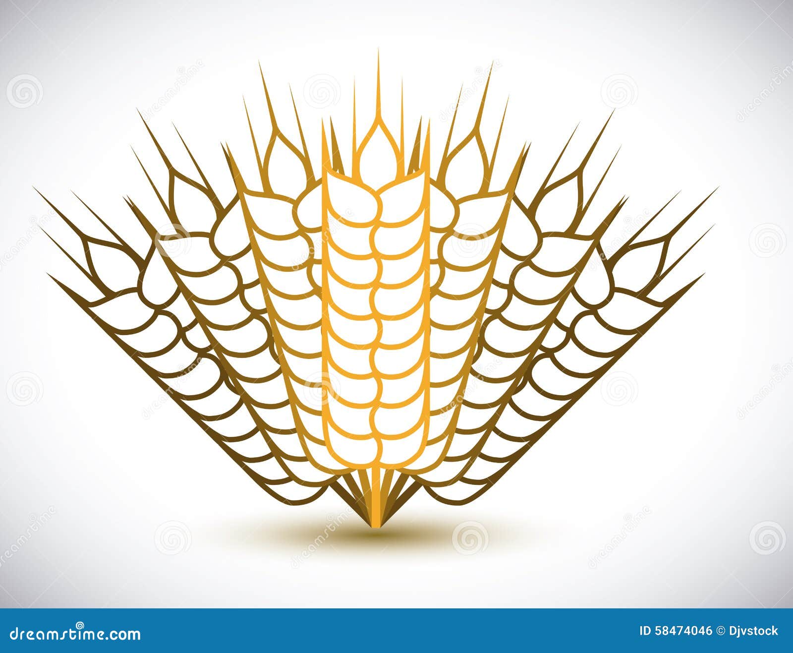 Barley Icons stock vector. Illustration of graphic, nutriment - 58474046