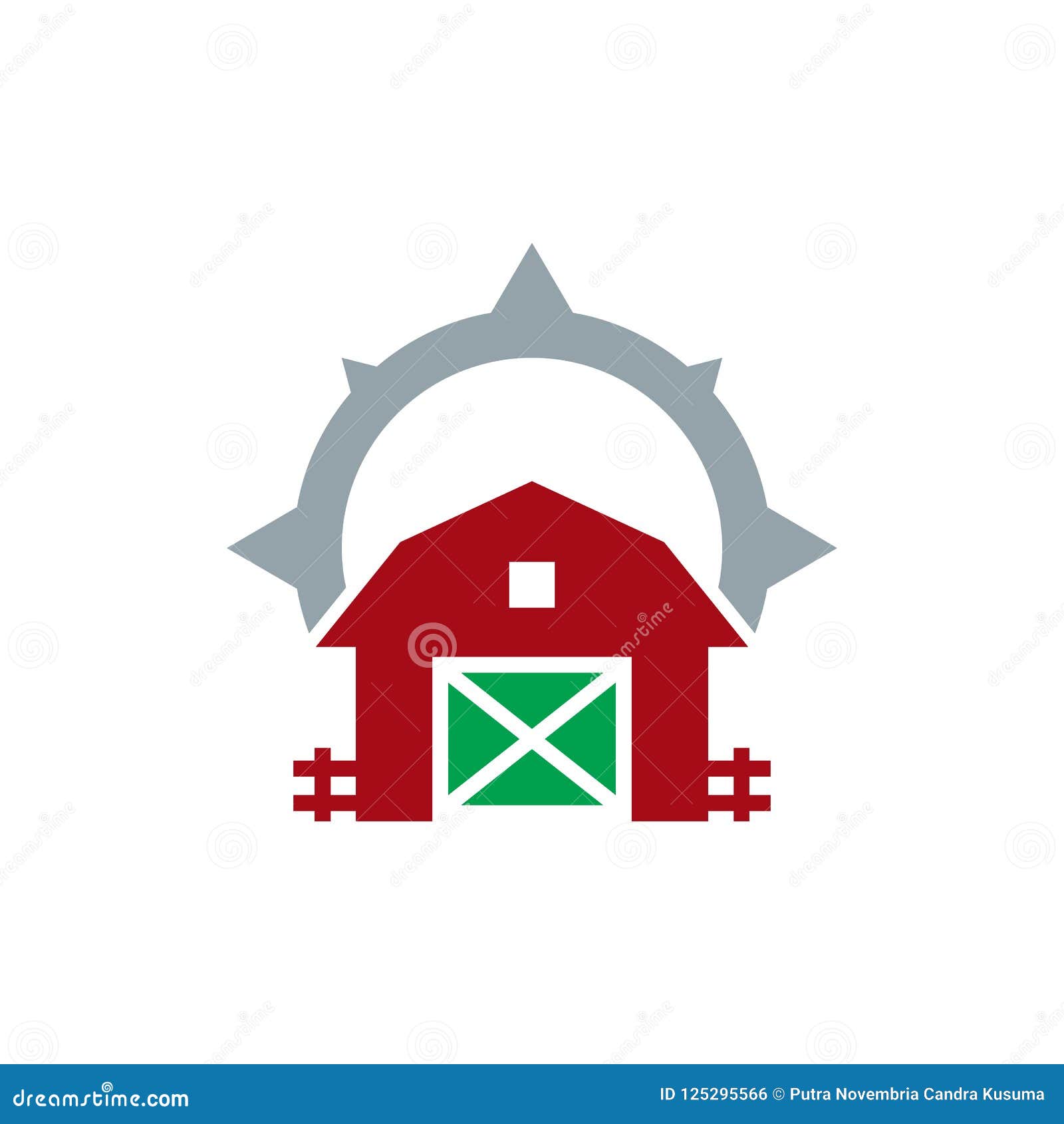 Barn Compass Logo Icon Design Stock Illustration - Illustration of ...