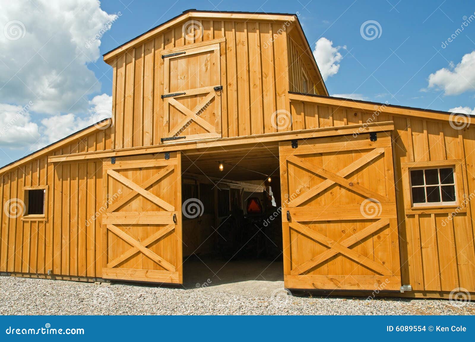Barn doors and windows stock photo. Image of structure - 6089554