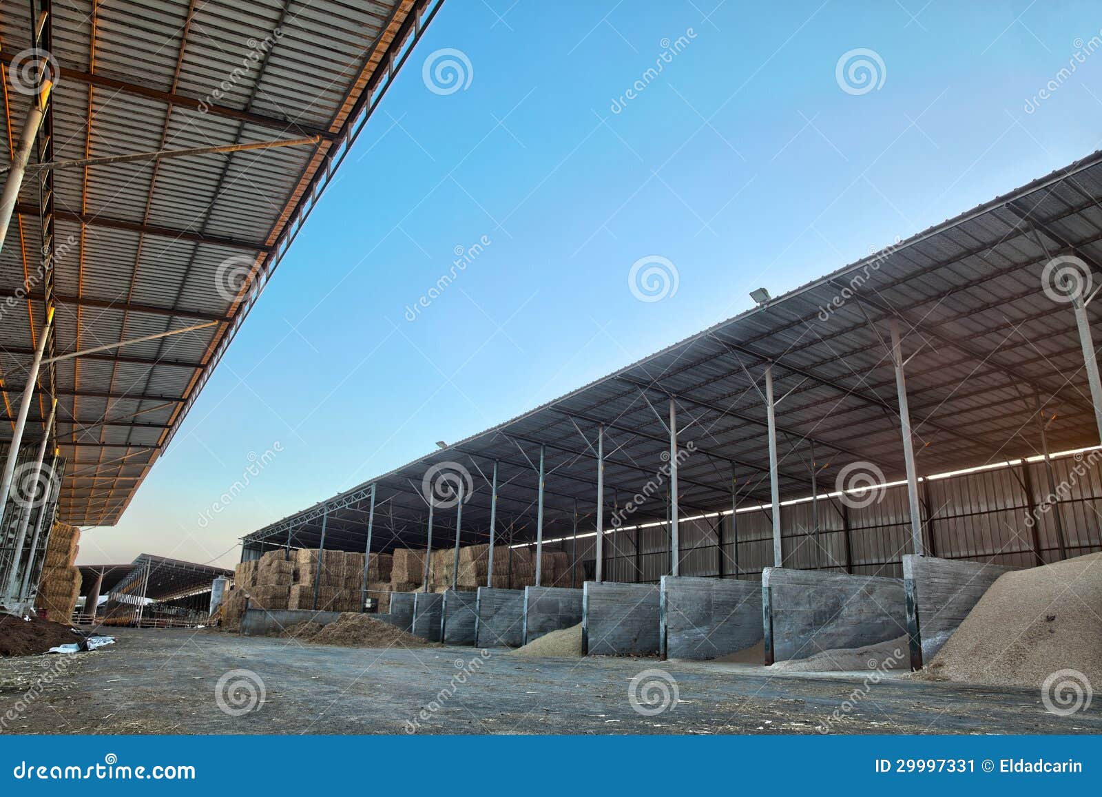 Grain Barn stock image. Image of building, compartment - 29997331