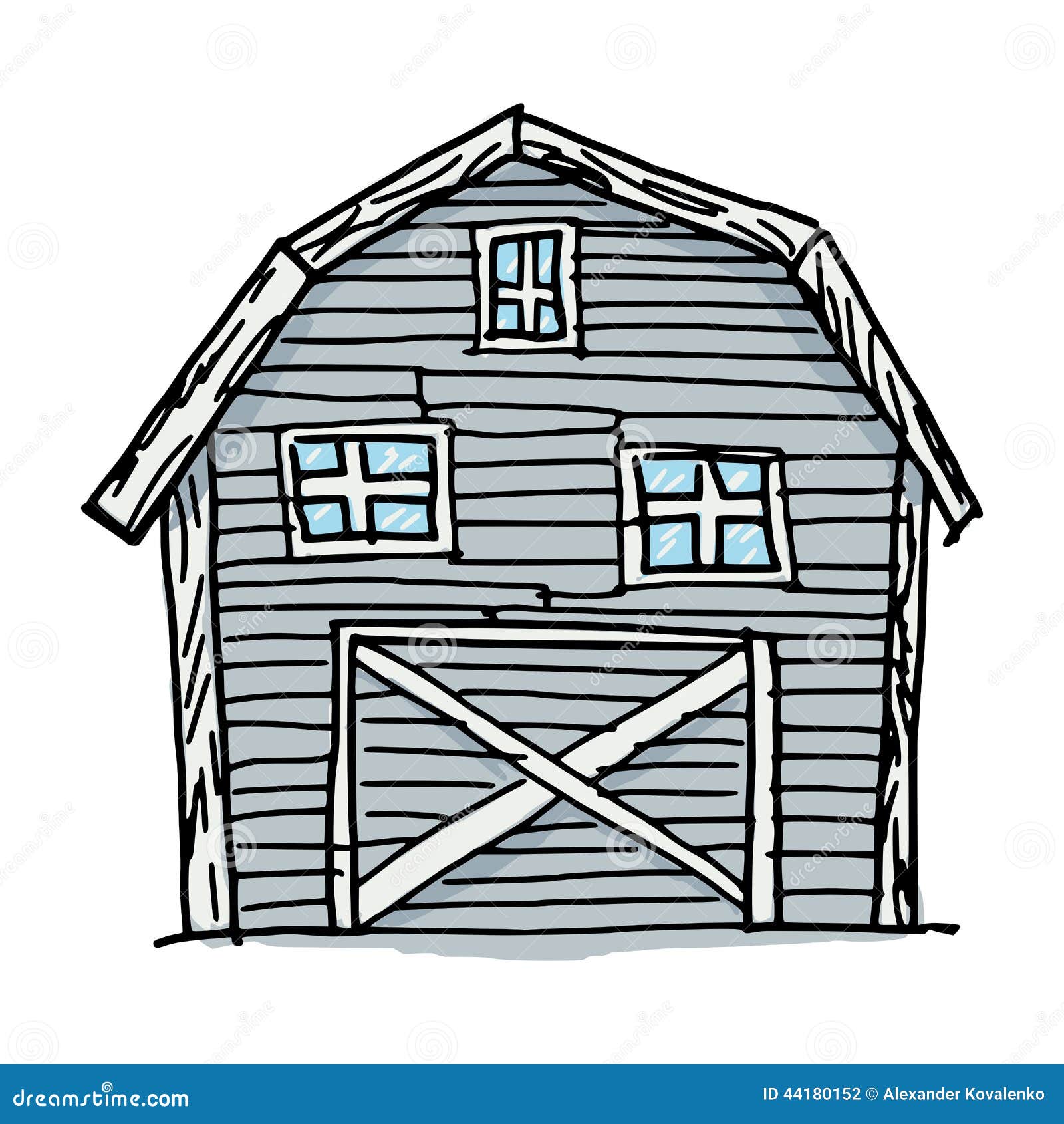 Barn Vector Illustration | CartoonDealer.com #44180152