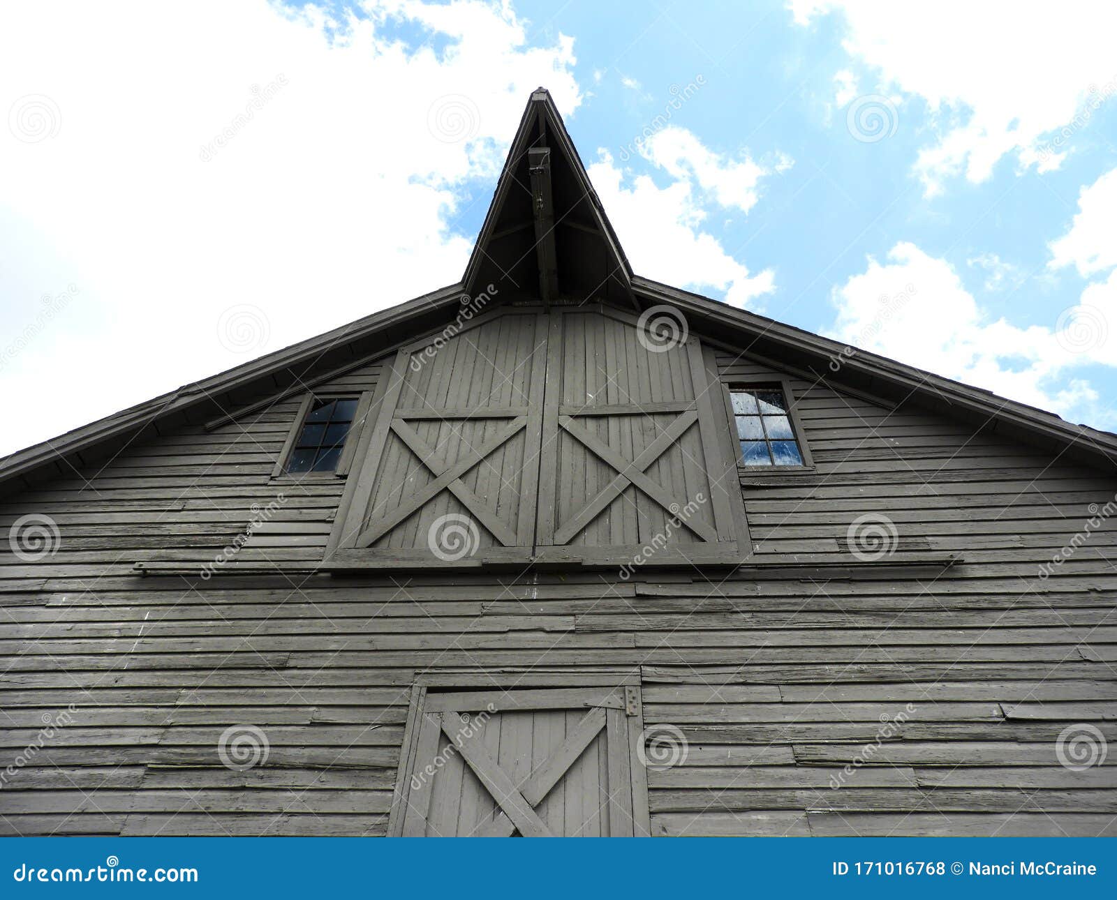 Shaker Discovery Barn HayHood Prow Stock Photo - Image of teaching ...
