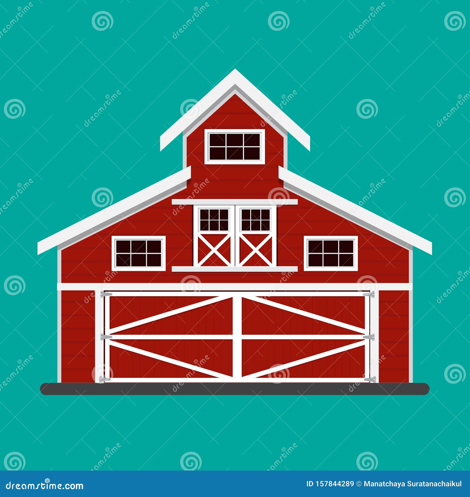 Barn icon stock illustration. Illustration of farmer - 157844289