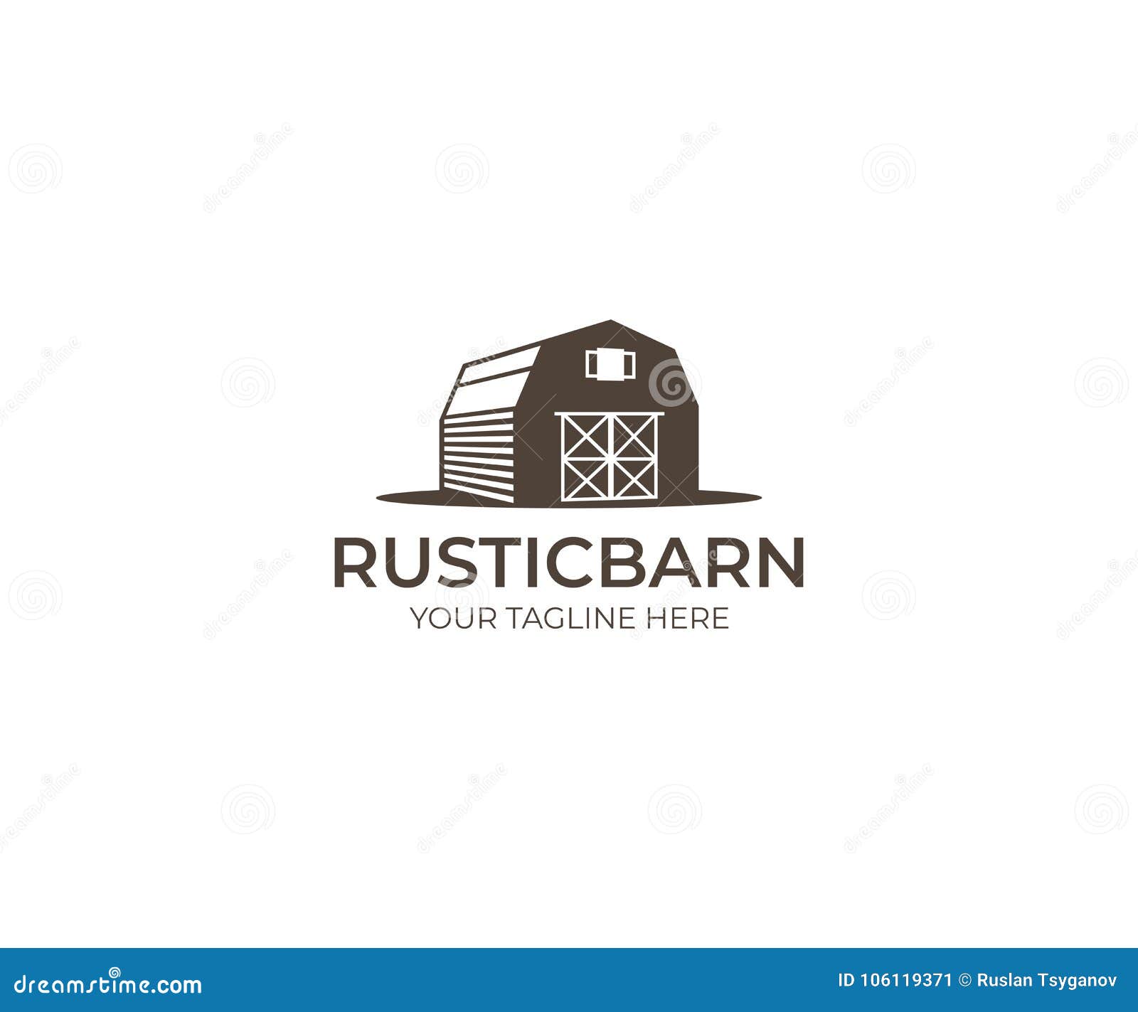 Barn Logo Template. Farm Vector Design Stock Vector - Illustration of ...