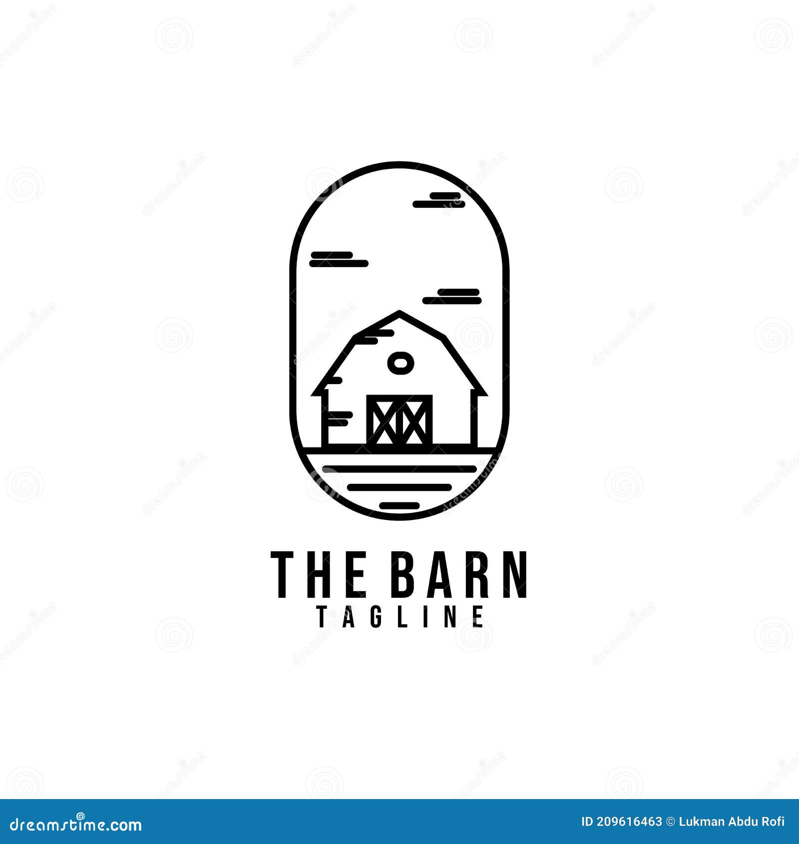Barn Logo Vector Illustration Design, Creative Bar House Logo Stock ...