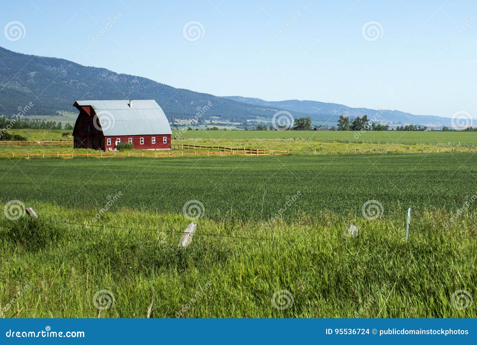 Barn In North Eastern Oregon Picture. Image: 95536724