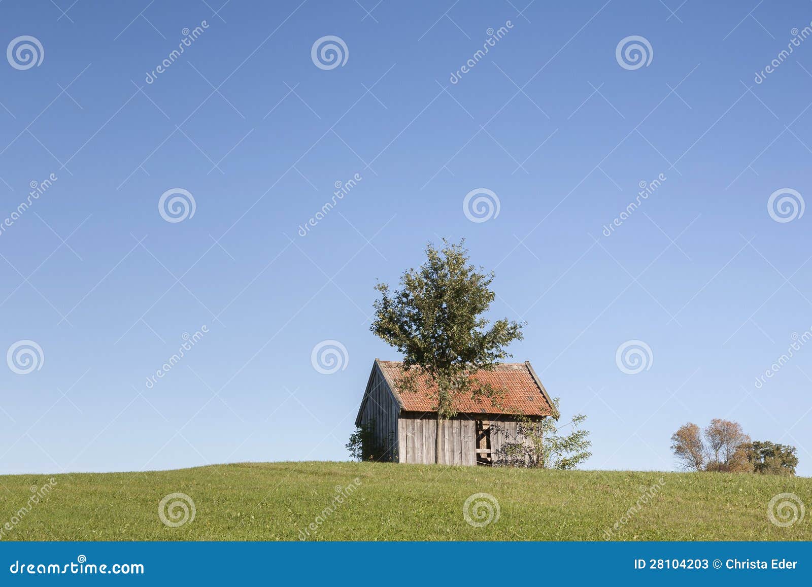 Barn and tree stock image. Image of weather, tree, blue - 28104203