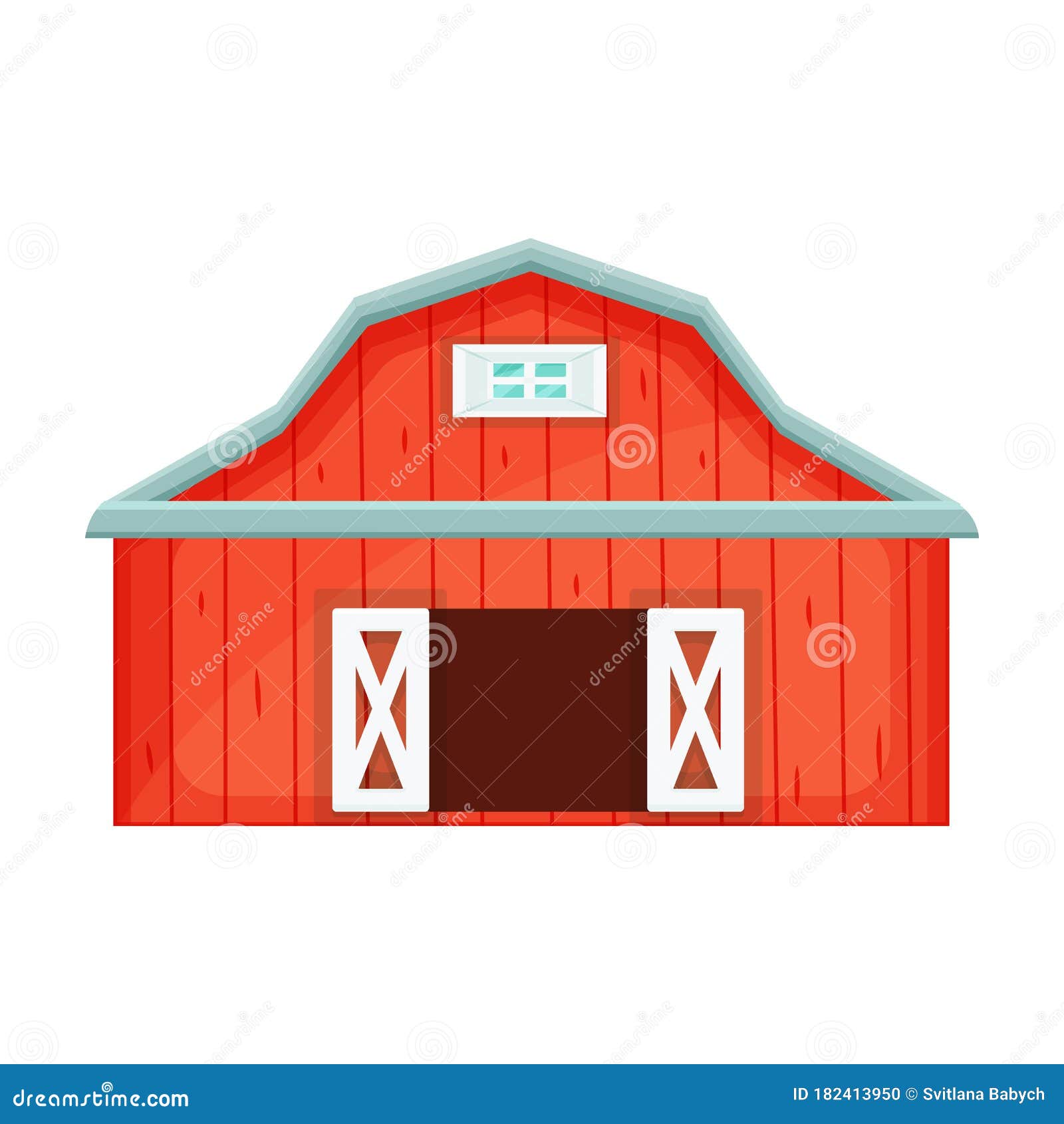 Barn Vector Icon.Cartoon Vector Icon Isolated on White Background Barn ...