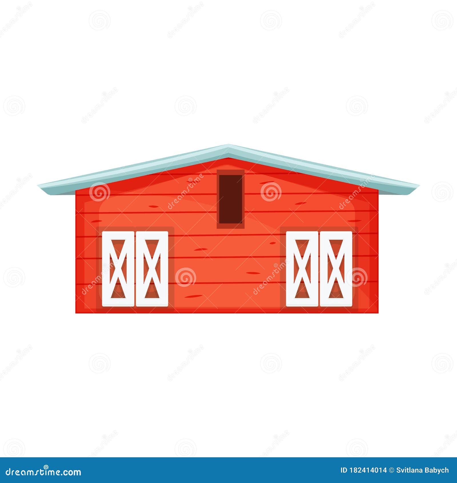 Barn Vector Icon.Cartoon Vector Icon Isolated on White Background Barn ...