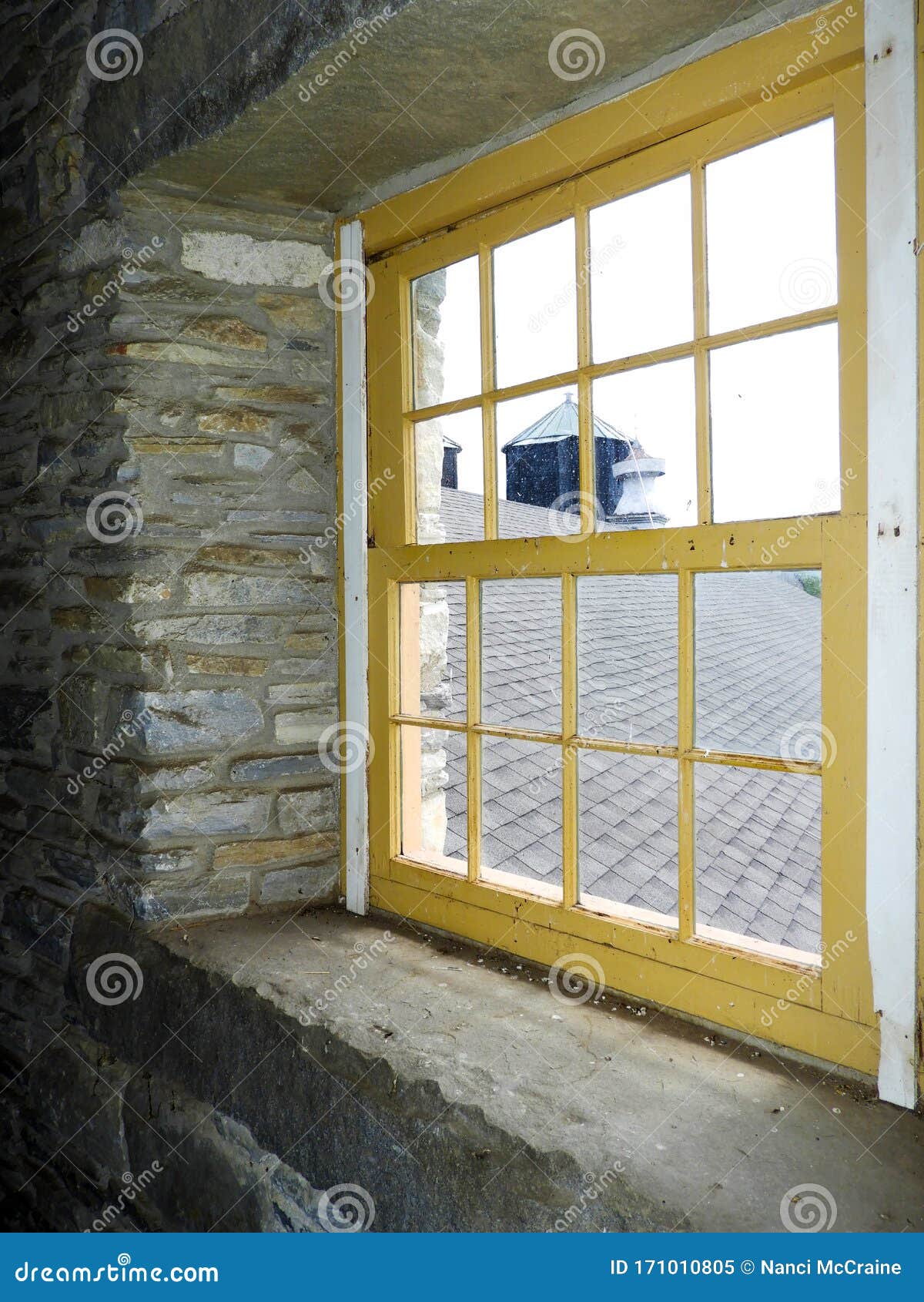 Barn window detail stock image. Image of stone, lintel - 171010805