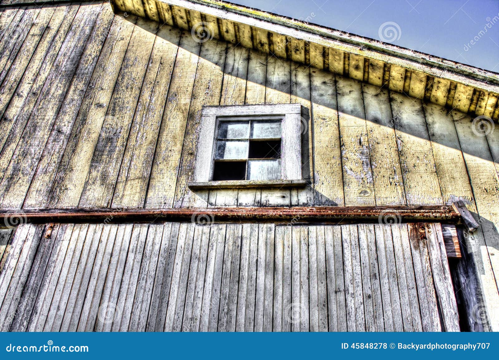 Barn Window stock photo. Image of farmland, poor, condition - 45848278