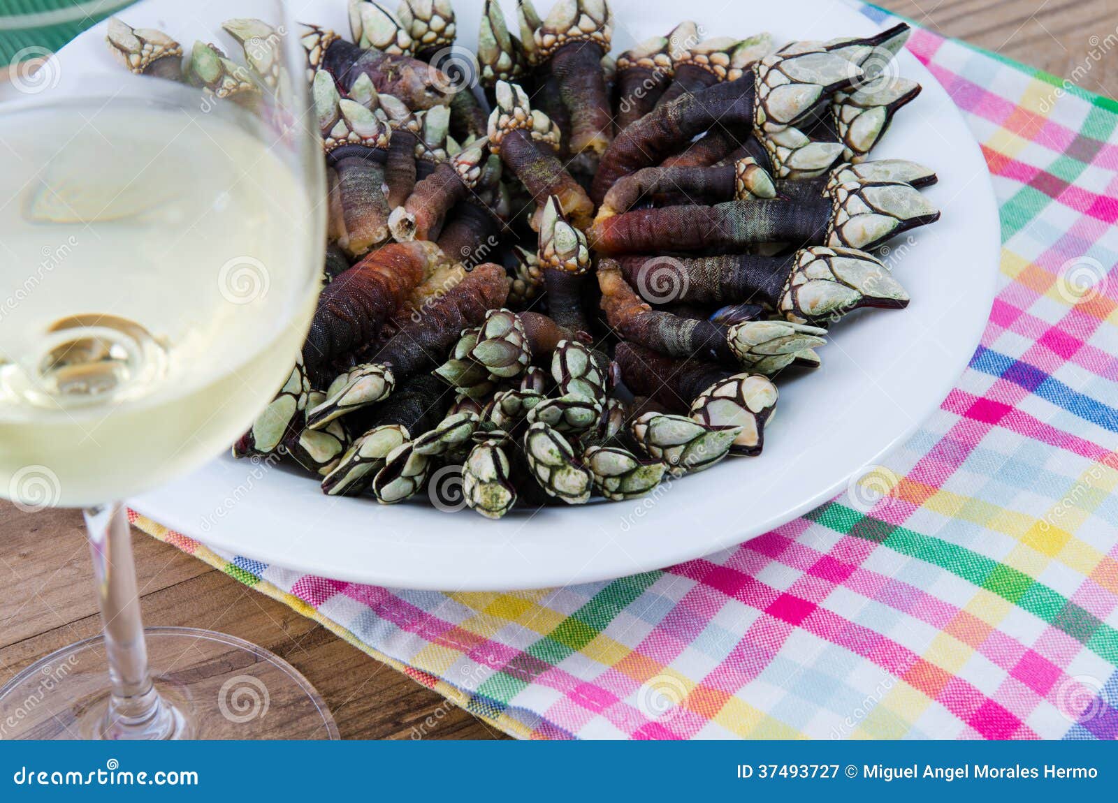 Barnacles and wine stock image. Image of galicia, cook - 37493727