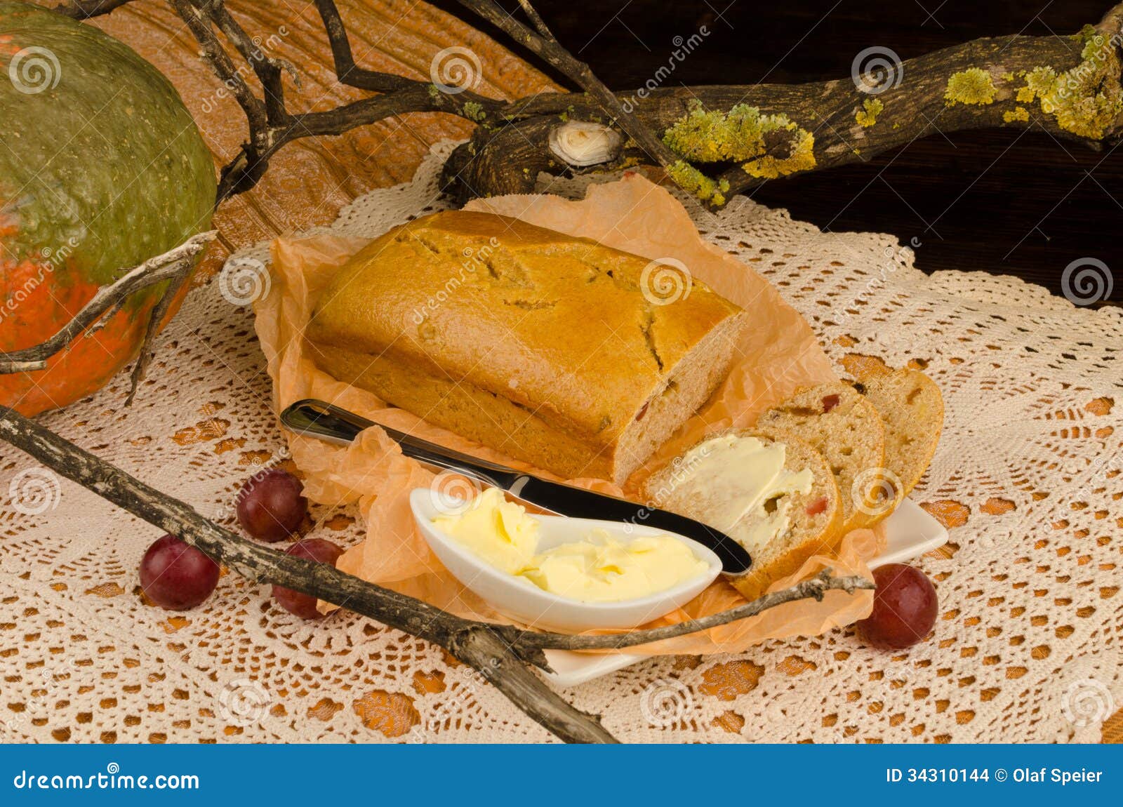 Barnbrack cake stock photo. Image of food, seasonal, fresh - 34310144