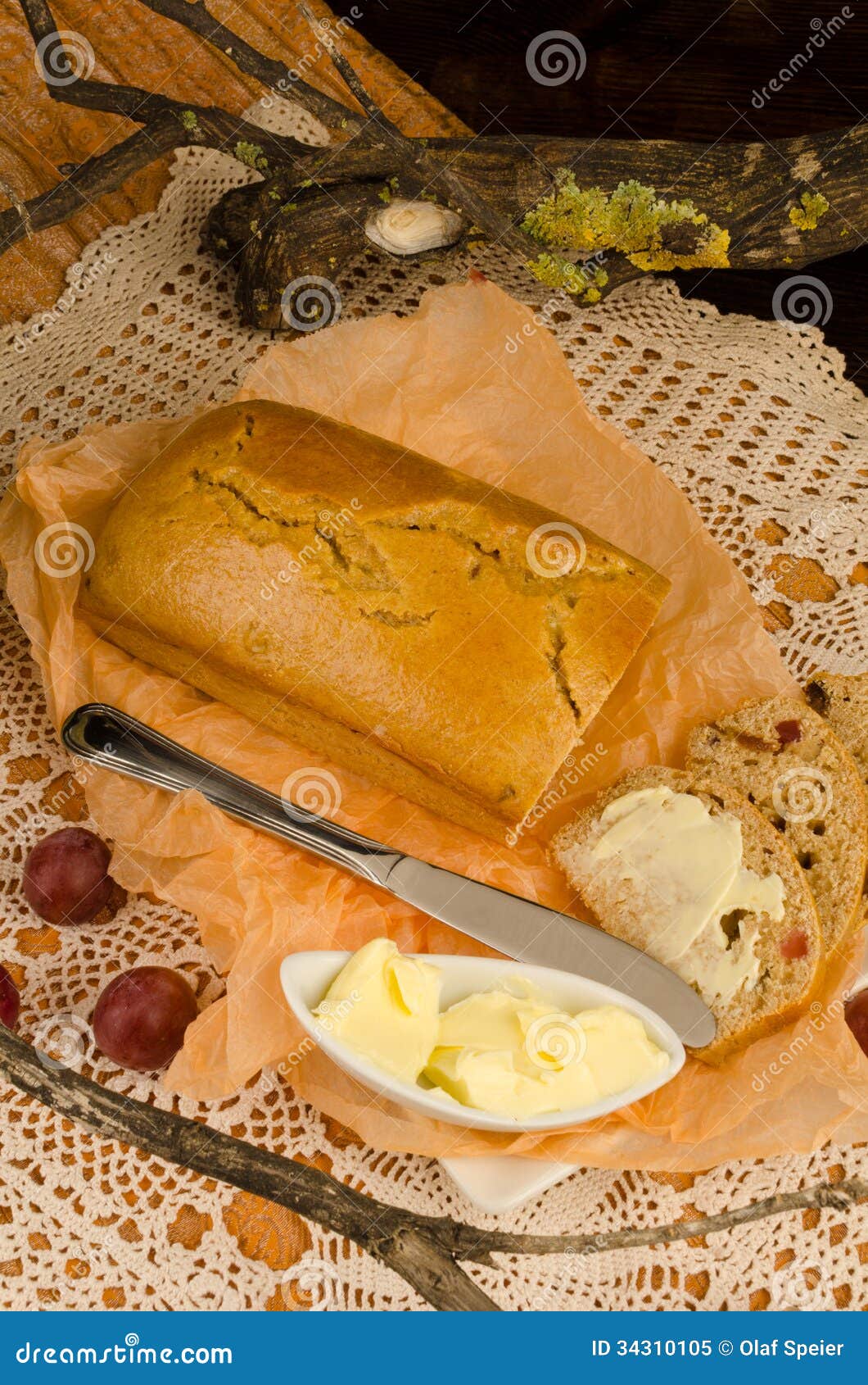 Barnbrack hecho en casa imagen de archivo. Imagen de vida - 34310105