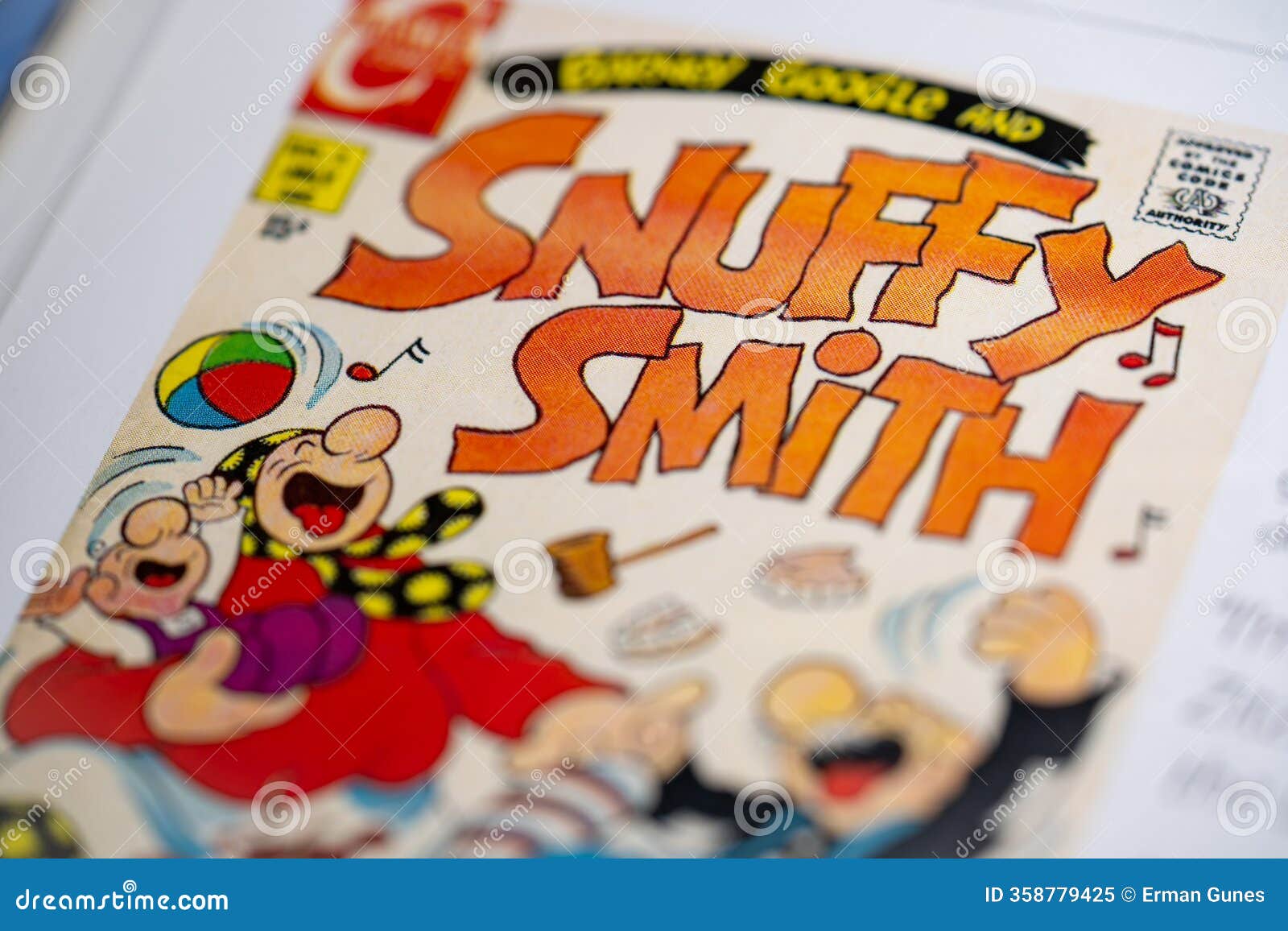 Barney Google and Snuffy Smith from a Comic Book. Editorial Image ...