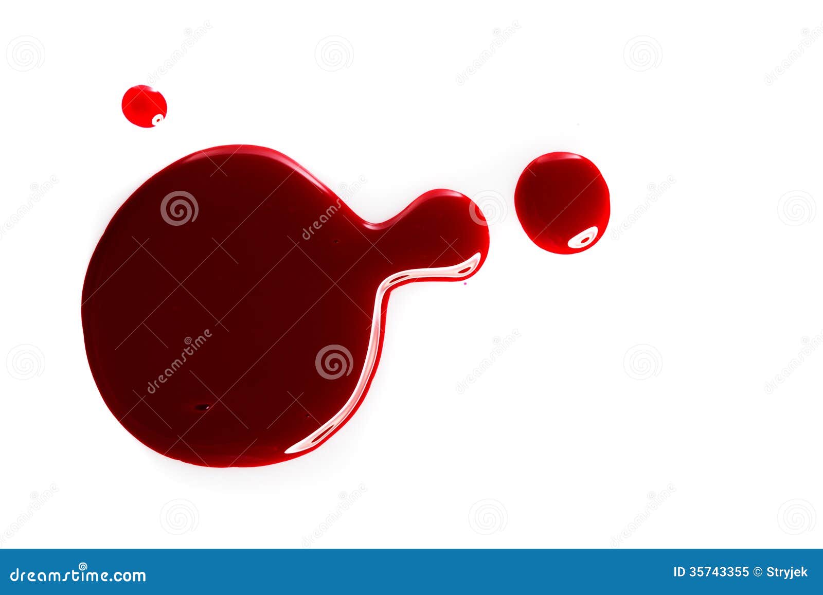 Barniz De Clavo Rojo Derramado Imagen de archivo - Imagen de derramado ...