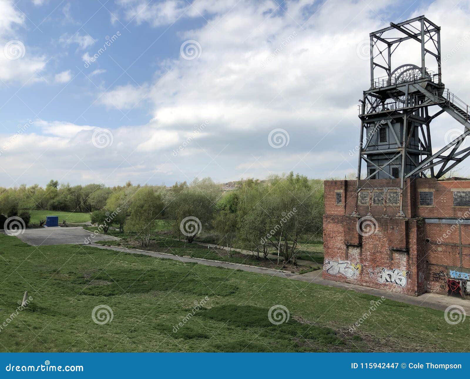 Barnsley main colliery stock image. Image of site, main - 115942447