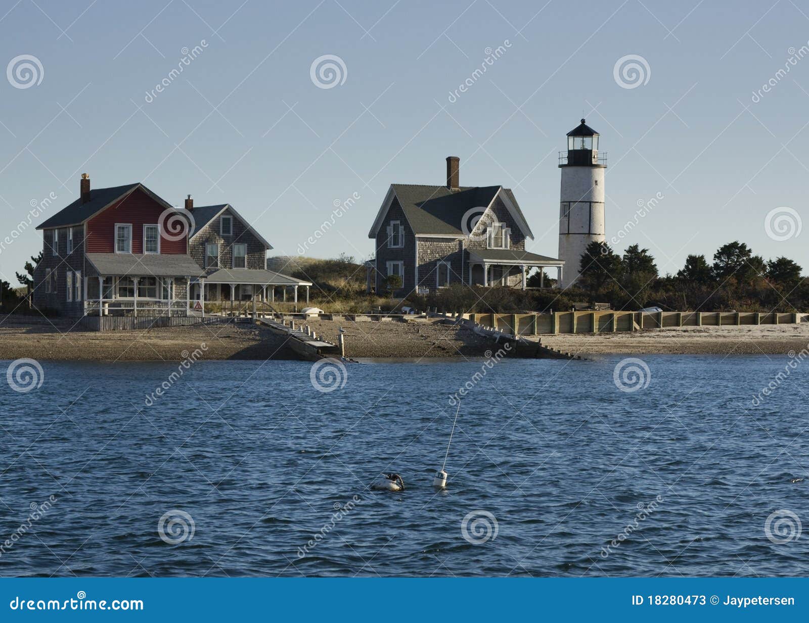 Barnstable Harbor Lighthouse Stock Photos - Free & Royalty-Free Stock ...