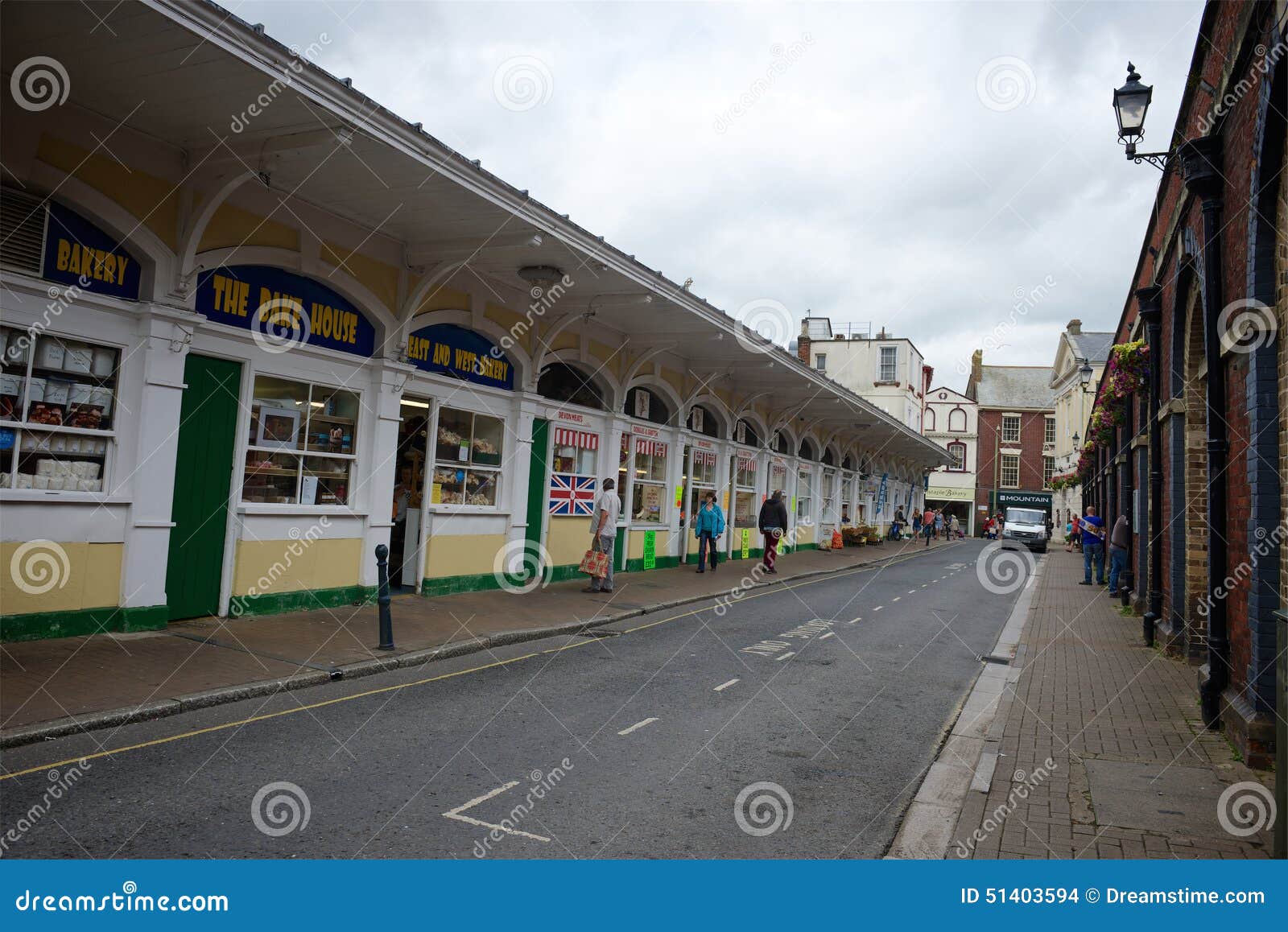 Barnstaple North Devon UK editorial stock image. Image of market - 51403594