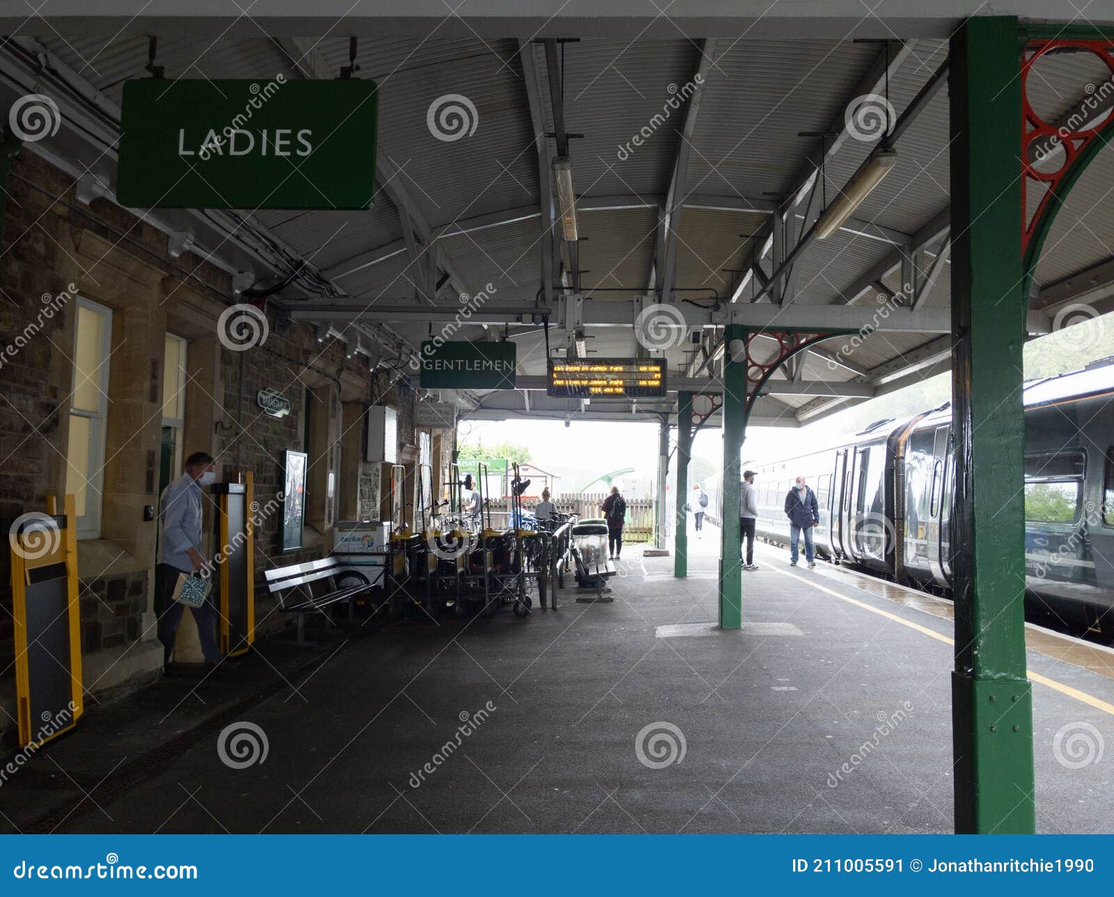 Barnstaple Railway Station in North Devon Editorial Photo - Image of ...
