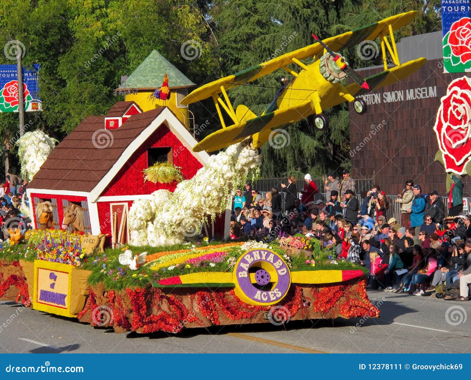 Barnyard Aces at the Rose Bowl Parade Editorial Photo - Image of ...