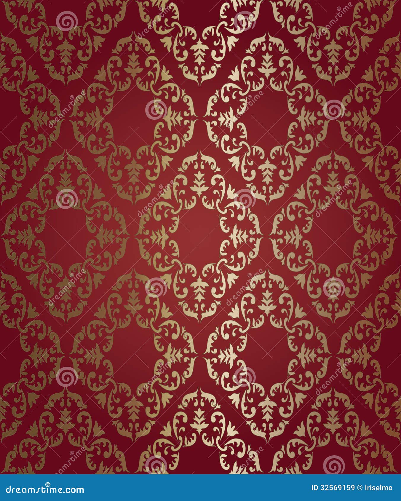 Barocco seamless pattern stock vector. Illustration of seamleess - 32569159