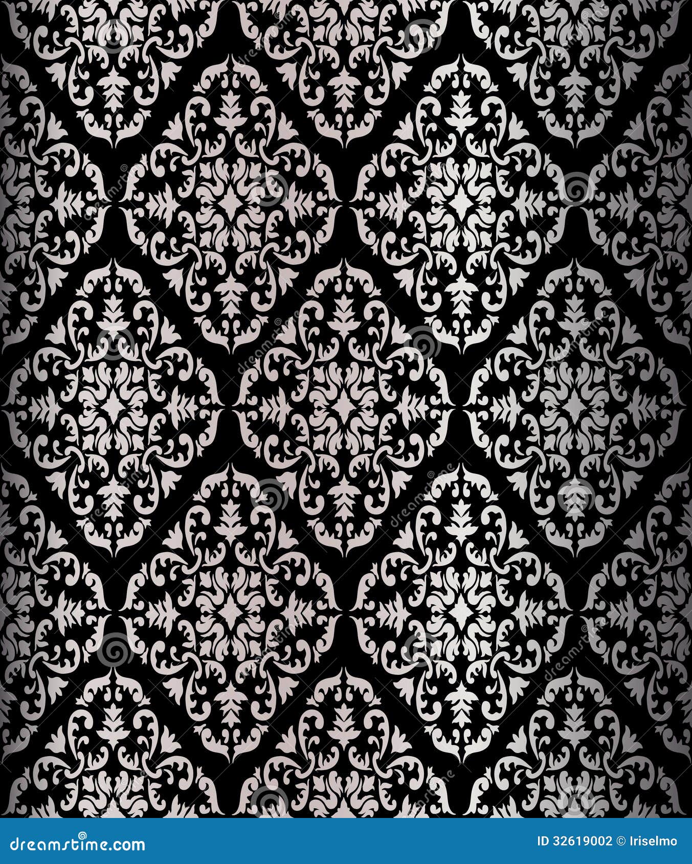 Barocco seamless pattern stock vector. Illustration of endless - 32619002