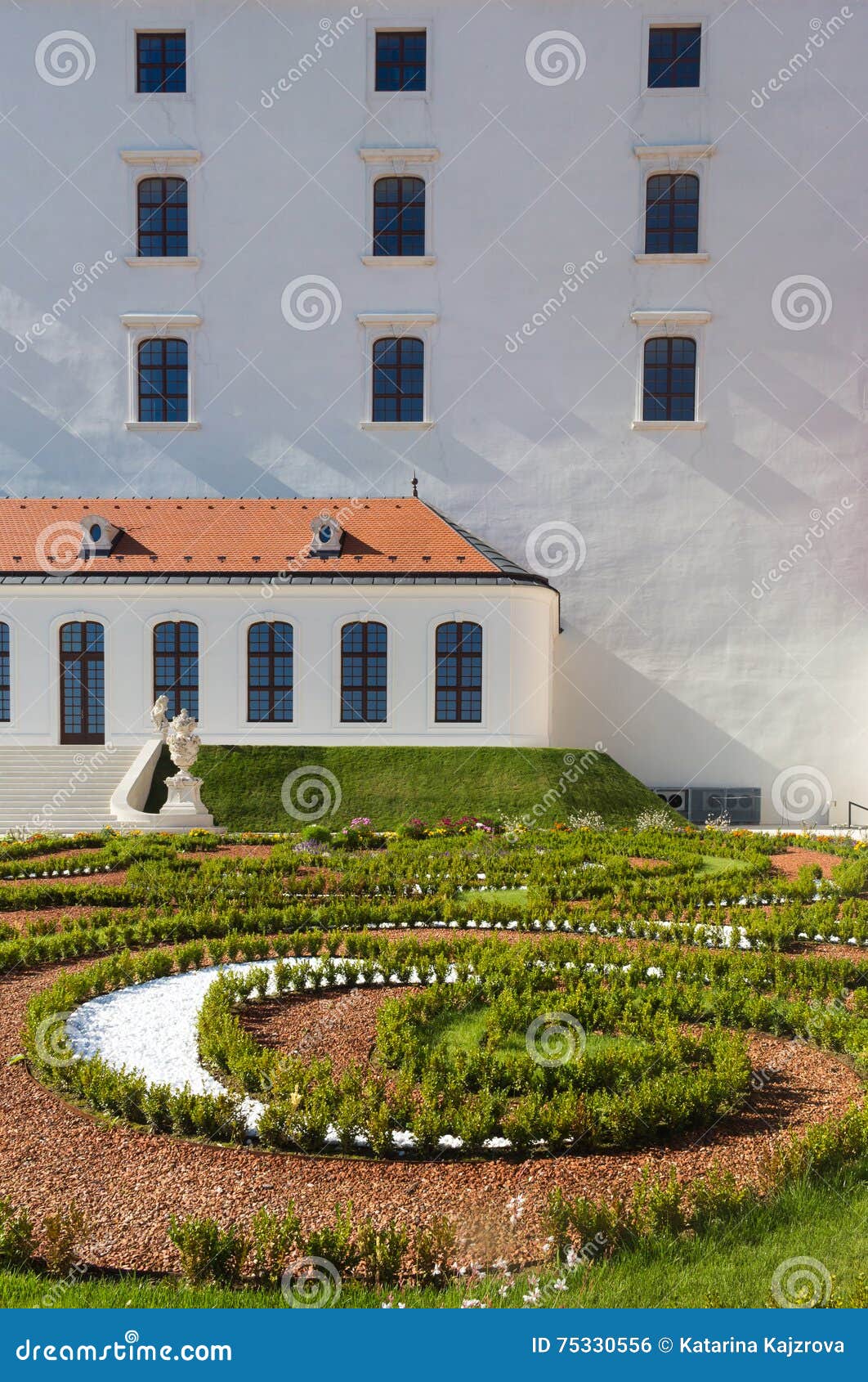 Barocker Garten, Bratislava-Schloss, Slowakei Stockfoto - Bild von ...