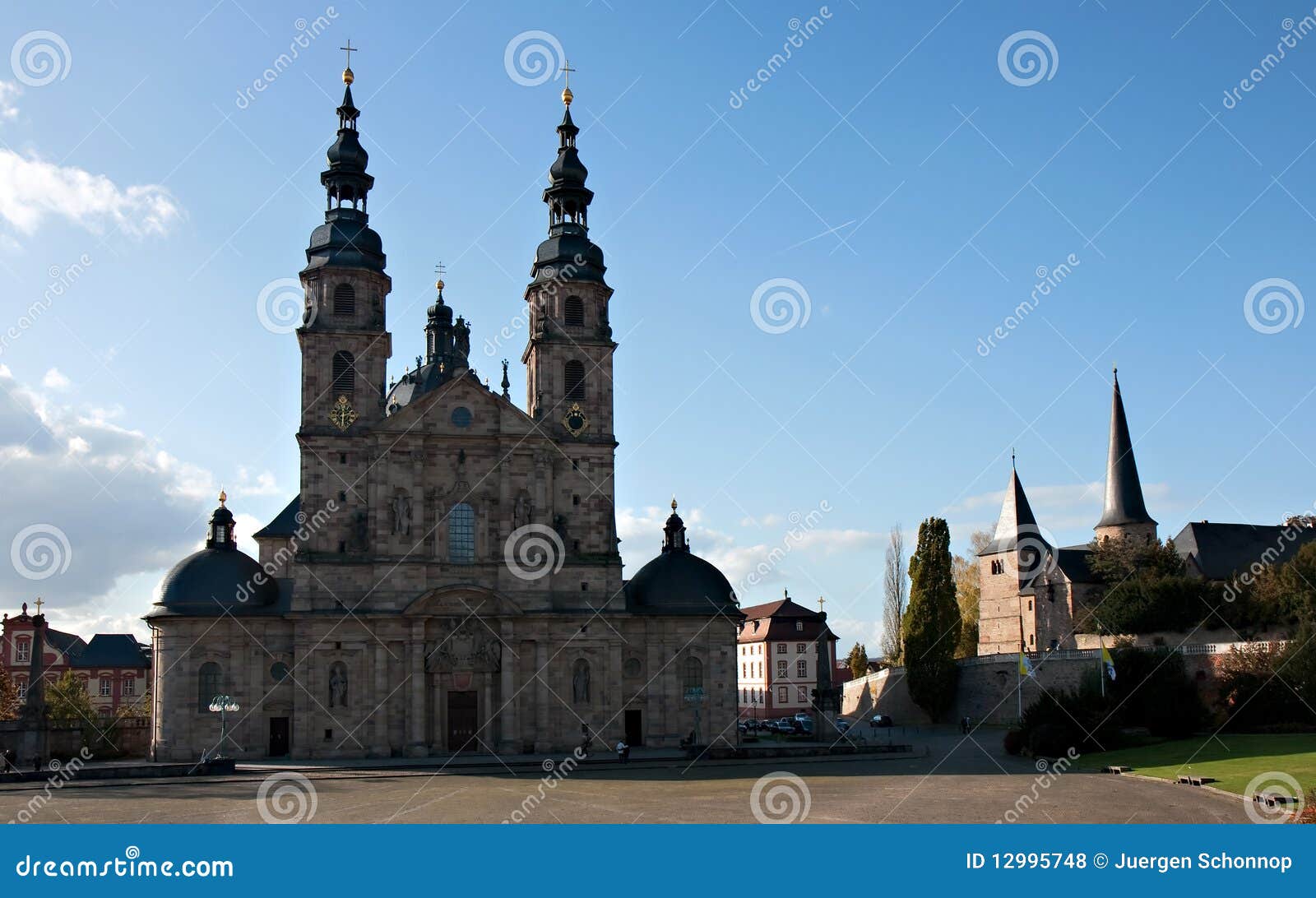 Barokke Basiliek St. Salvator, Fulda Stock Foto - Image of duitsland ...