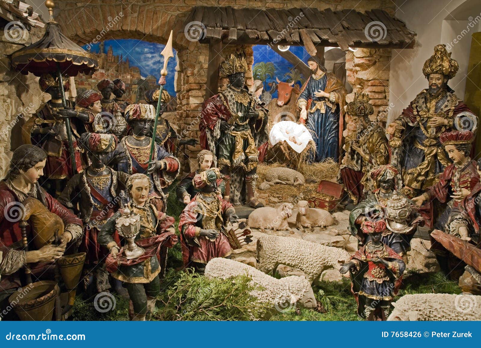 Barokke Bethlehem in Praag stock foto. Image of barok - 7658426