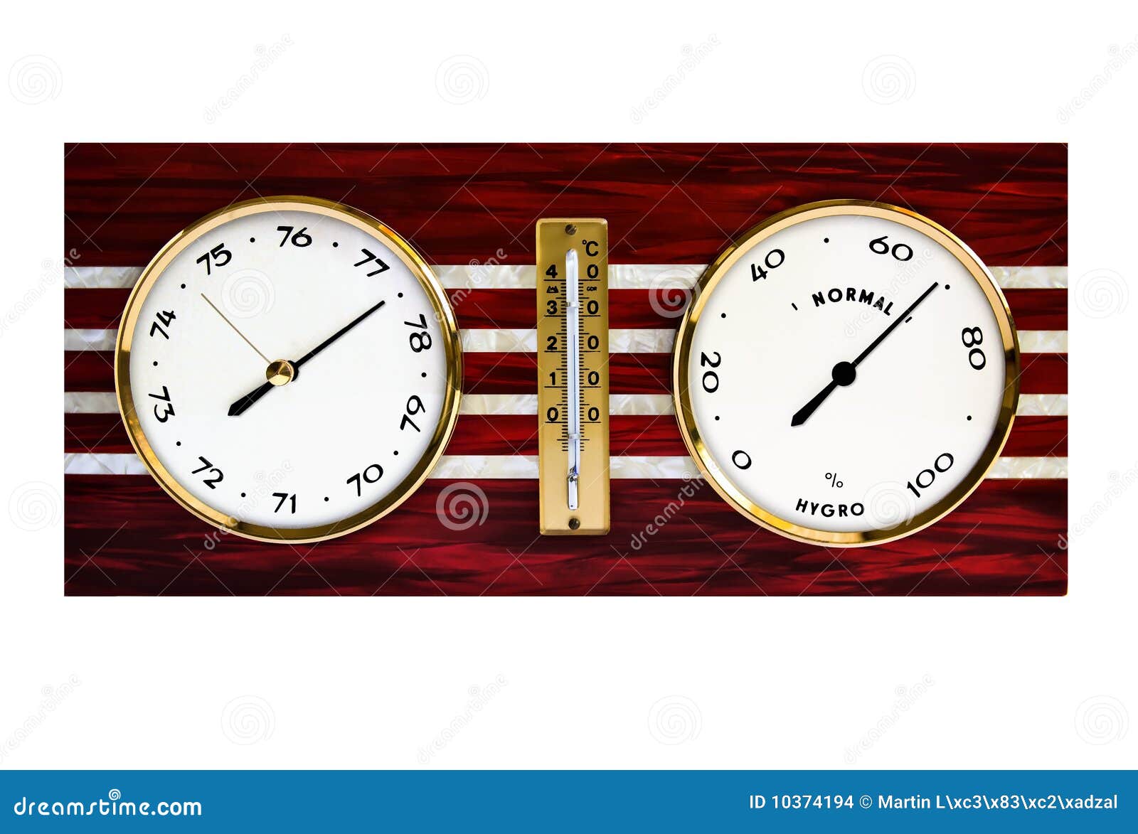 Barometer stock photo. Image of ancient, gold, barometer - 10374194
