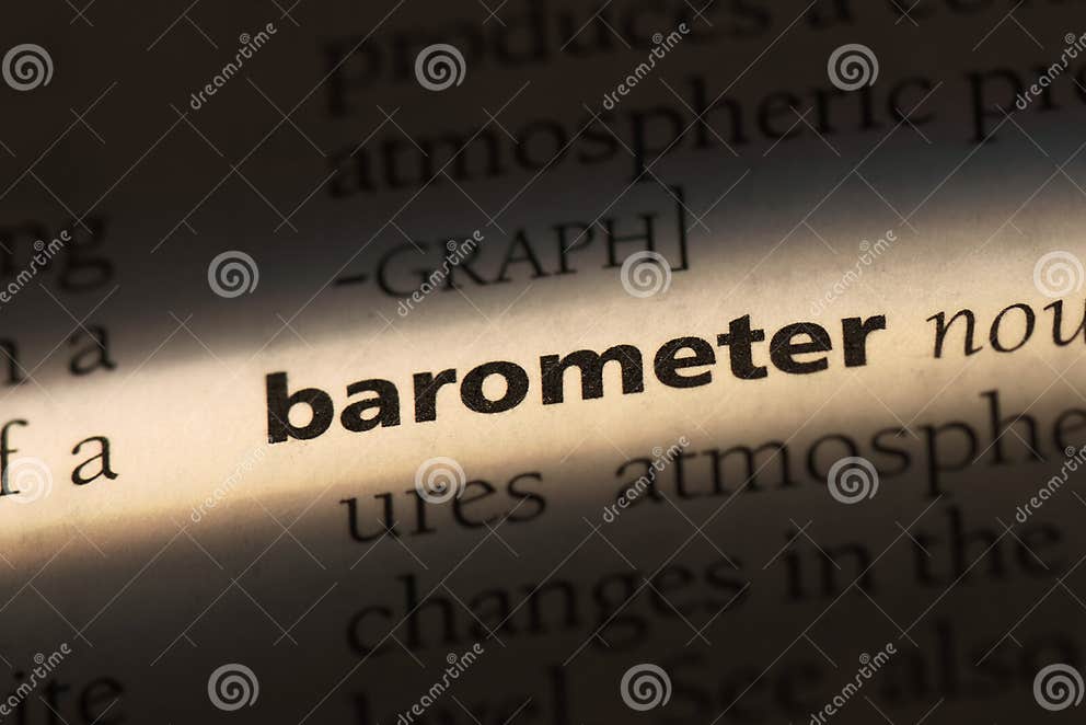Barometer stock photo. Image of writing, info, printed - 114410940