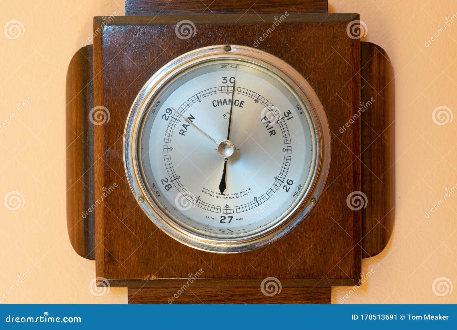 Barometer stock image. Image of vintage, display, barometer - 170513691