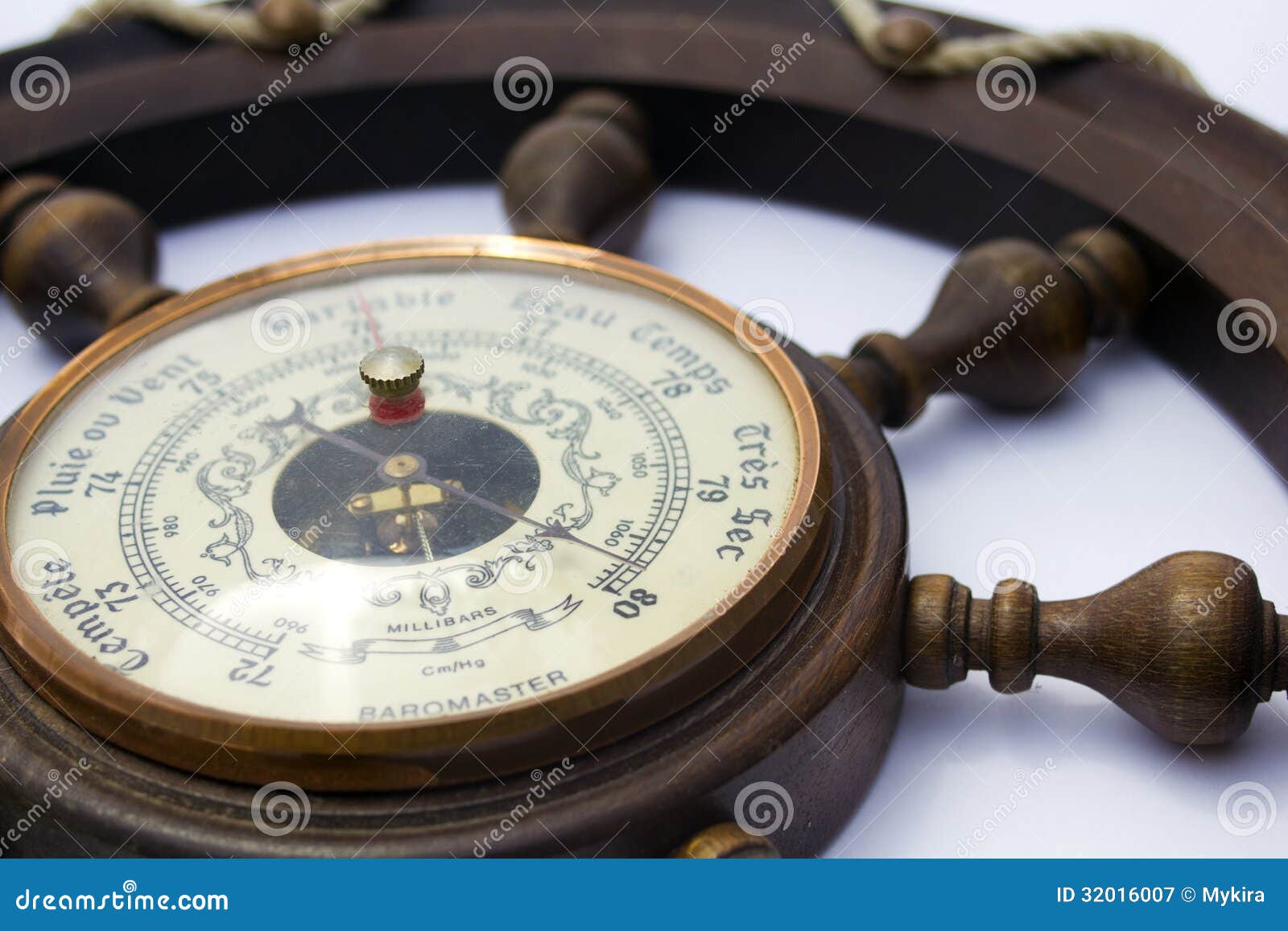 Barometer Close Up Very Dry Stock Image - Image of circle, background ...