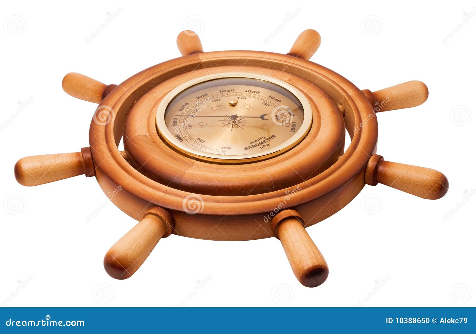 Barometer of handwheel stock photo. Image of measuring - 10388650