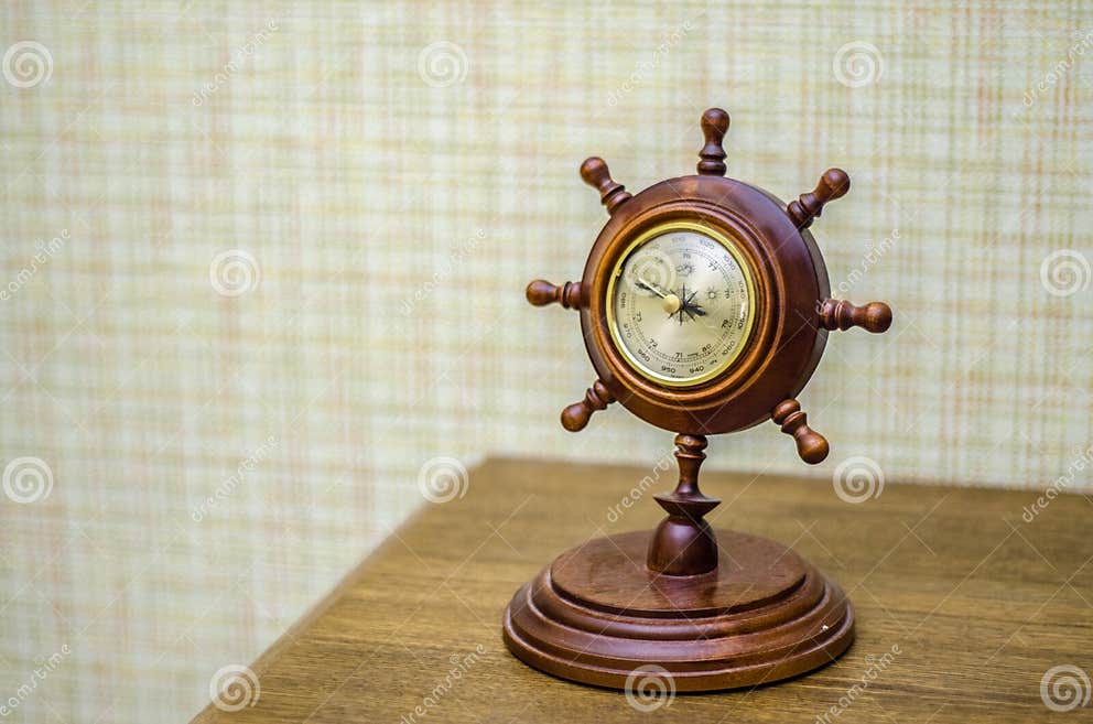 Barometer at home stock image. Image of black, object - 64780229
