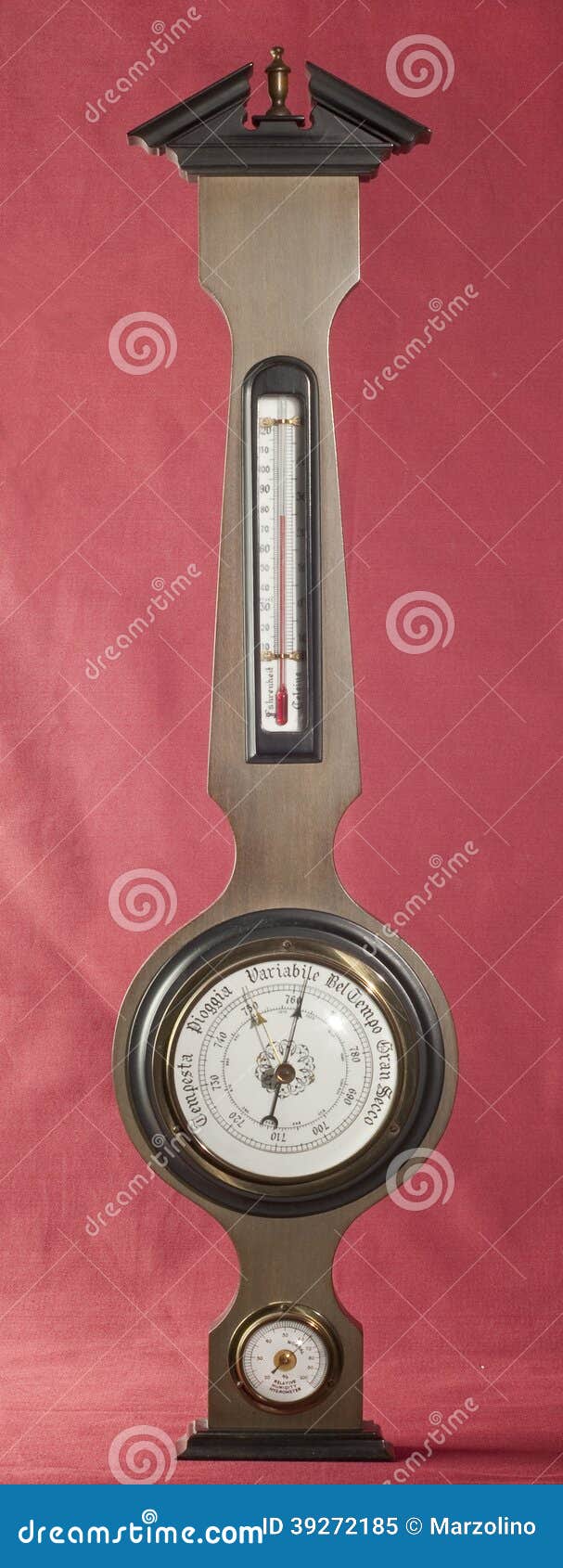 Barometro, Termometro, Igrometro Immagine Stock - Immagine di ...