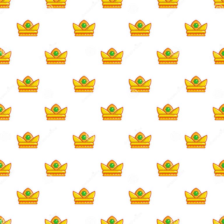 Baroness Crown Pattern Seamless Stock Vector - Illustration of award ...