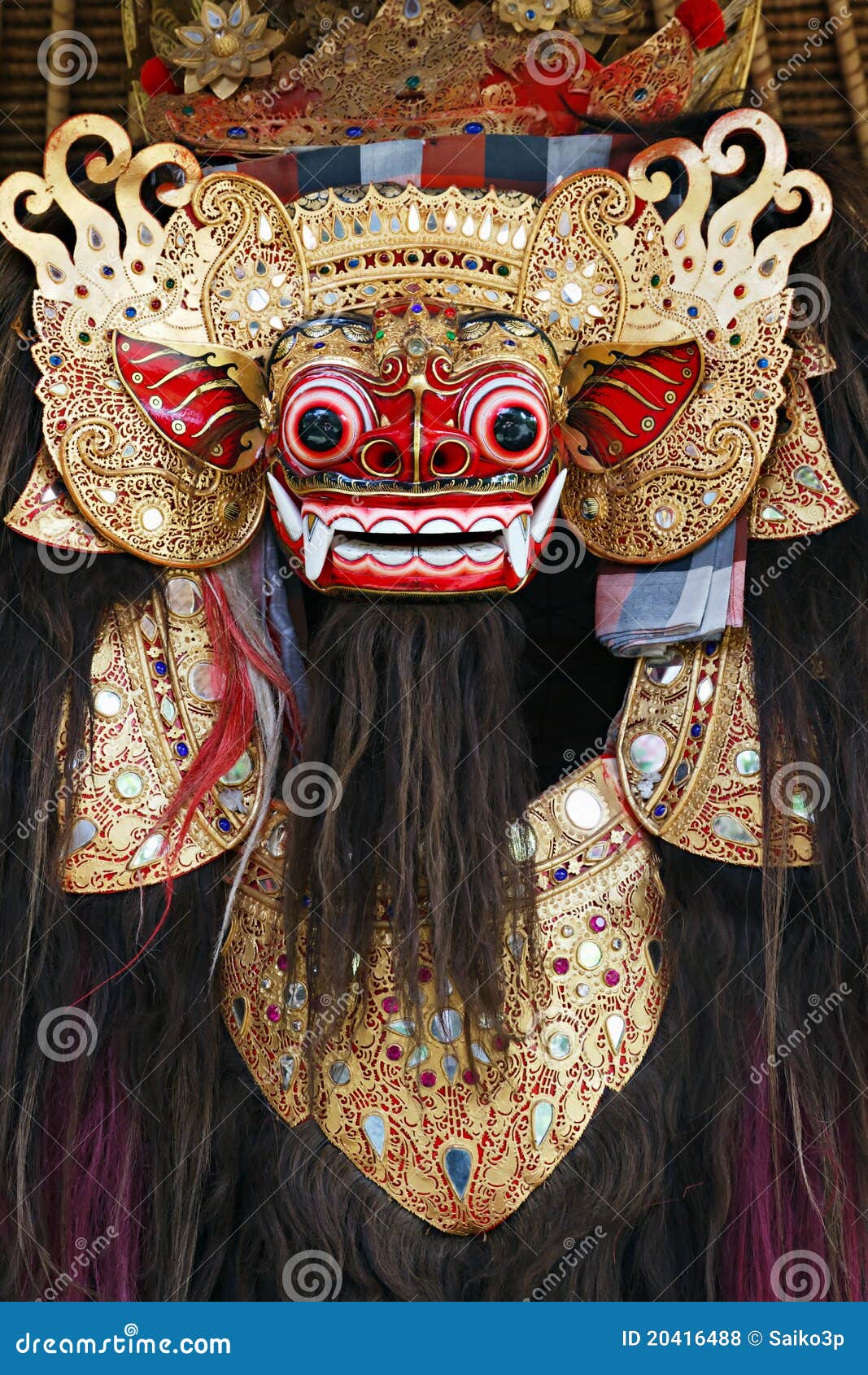 Barong the Benevolent Beast Stock Photo - Image of belief, balinese ...